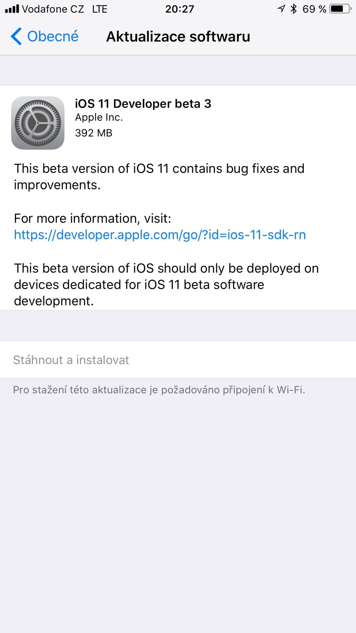 Apple právě vydal třetí beta verzi iOS 11 pro vývojáře ~ MacBlog.sk