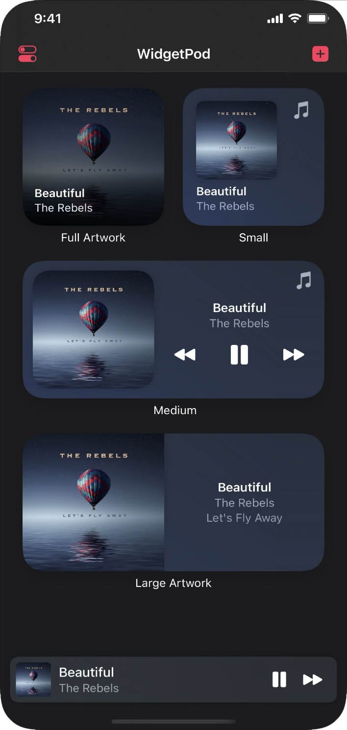 WidgetPod vám na iPhone pridá Now Playing widget ~ MacBlog.sk
