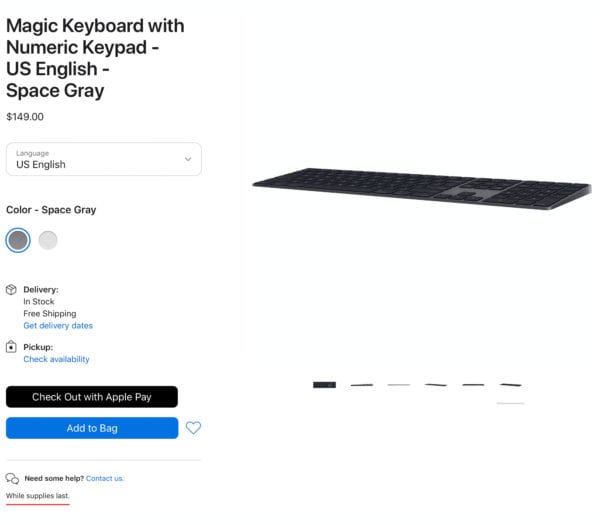 Space Gray príslušenstvo končí ~ MacBlog.sk